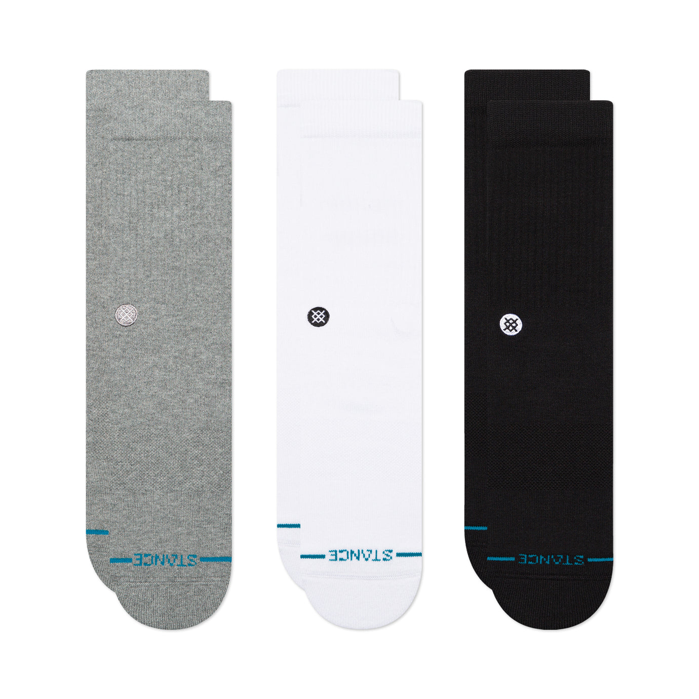 Stance Icon Crew Sock 3 Pack Multi – Stance Europe